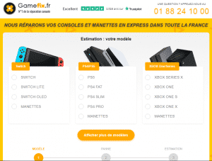 Reparation console : PS5, PS4, Xbox, Nintendo Switch partout en France